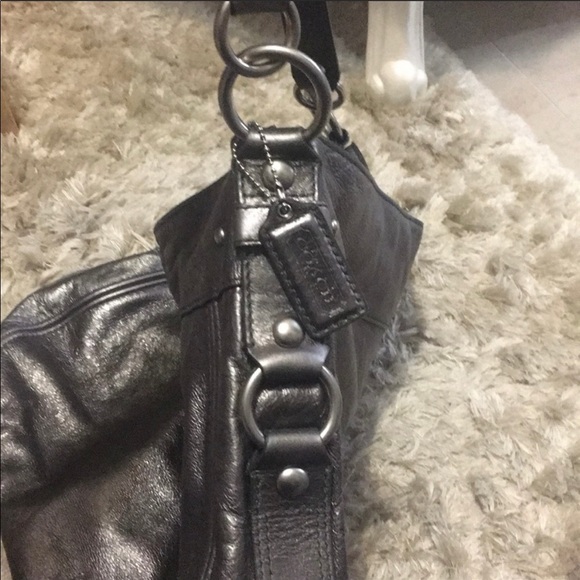 Coach | Bags | Authentic Coach Silver Bag | Poshmark